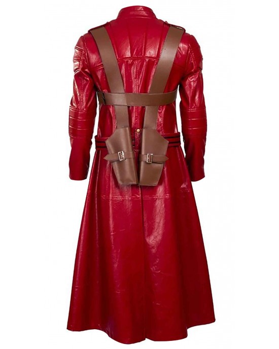 Devil May Cry Coat DMC Dante Red Trench Leather Coat Costume
