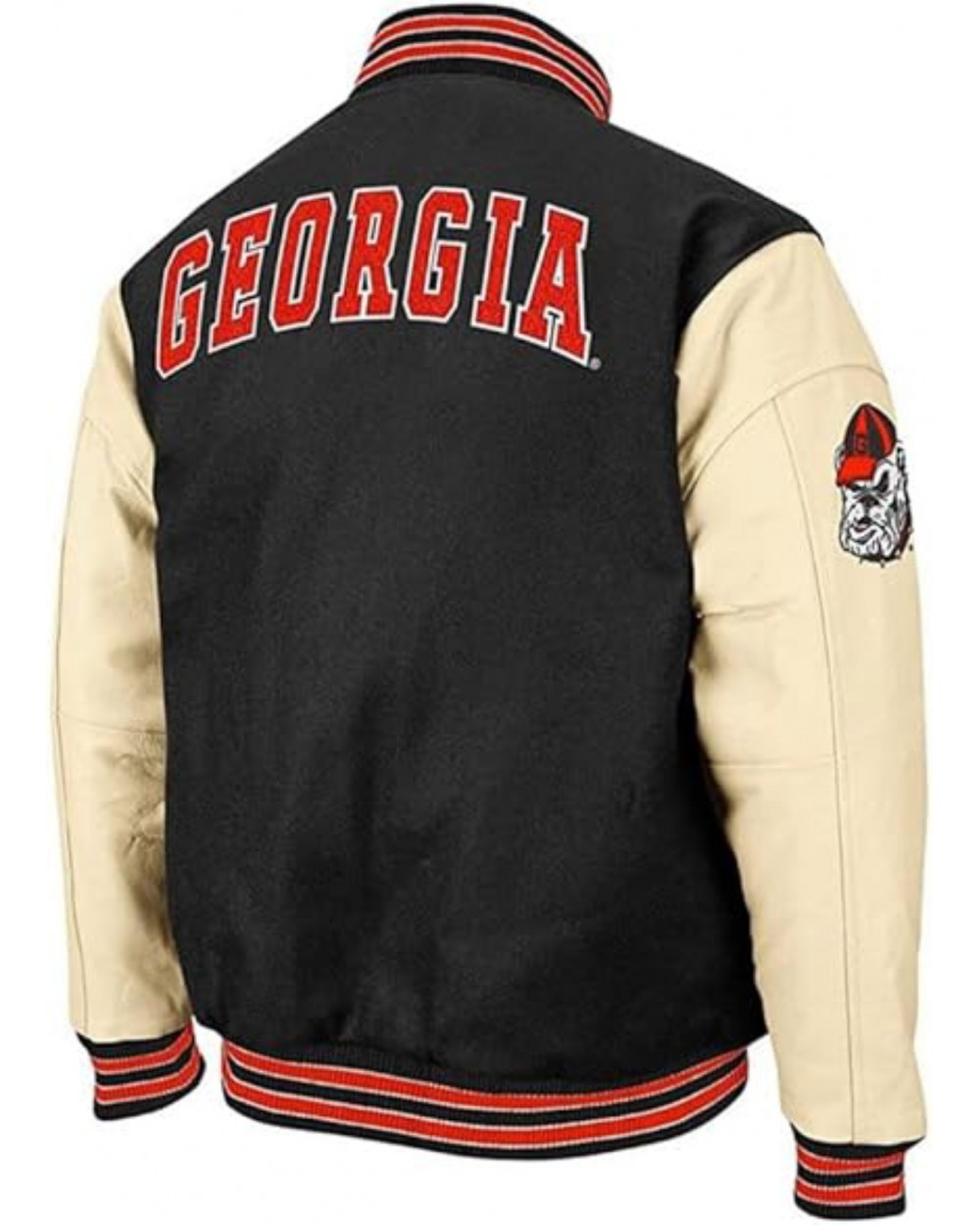 Georgia Bulldog Letterman Varsity Bomber Jacket