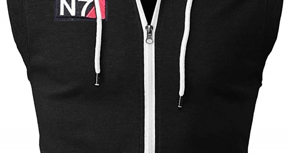 Mass Effect N7 Vest With Hoodie