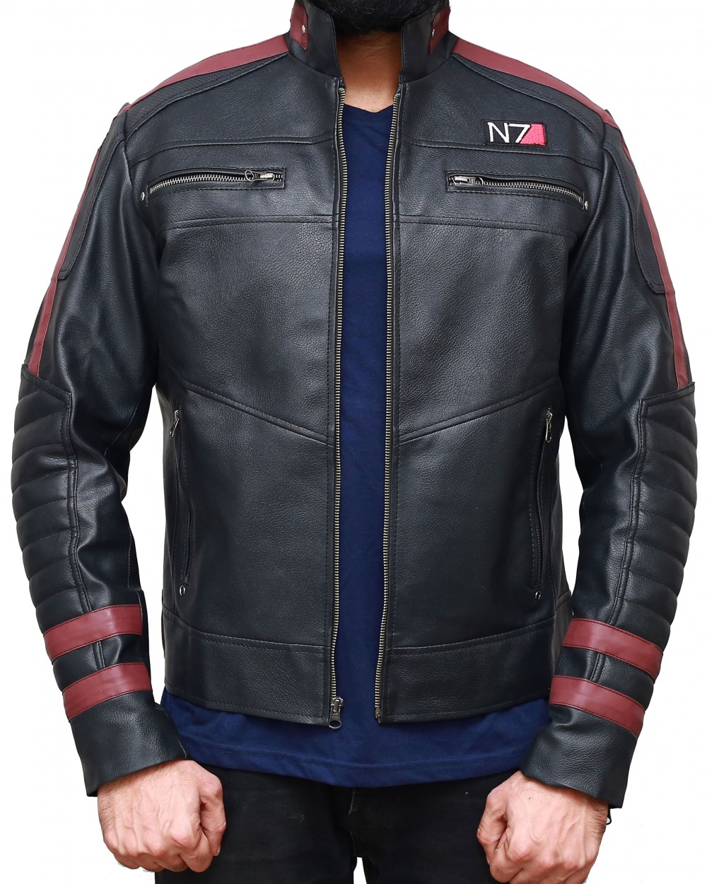 Mens n7 logo street fighter jacket