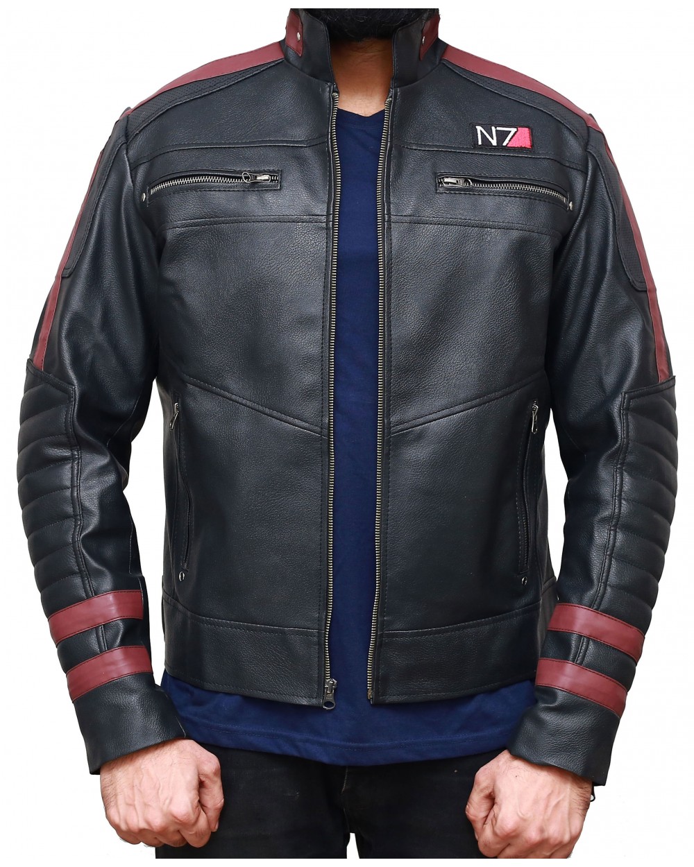 Mens n7 logo street fighter jacket