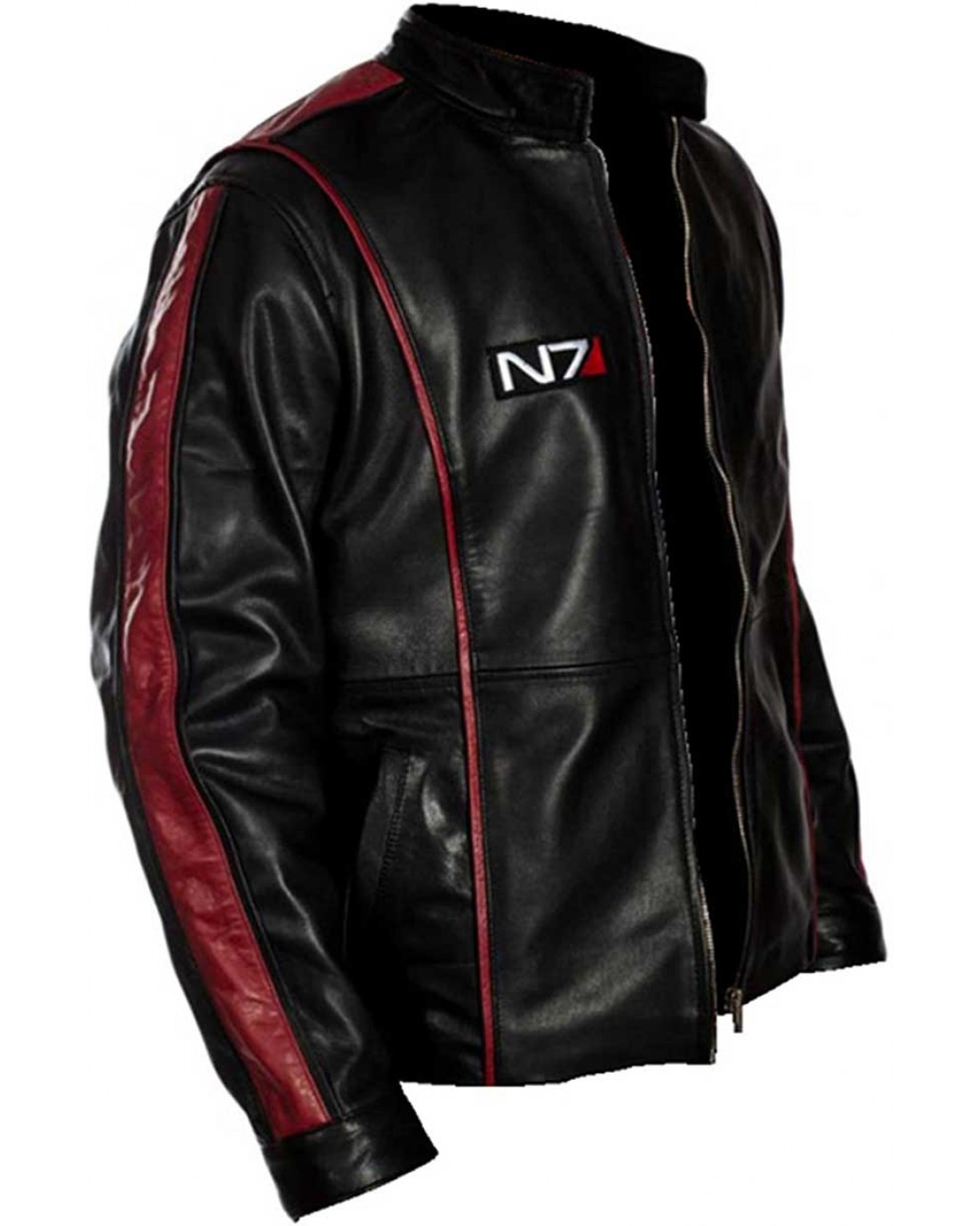 Mens N7 Logo Commander Shepard Gaming Style Black Mass Effect Real ...