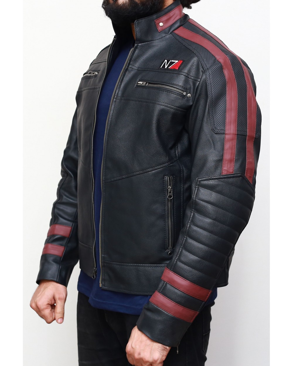 Mens n7 logo street fighter jacket