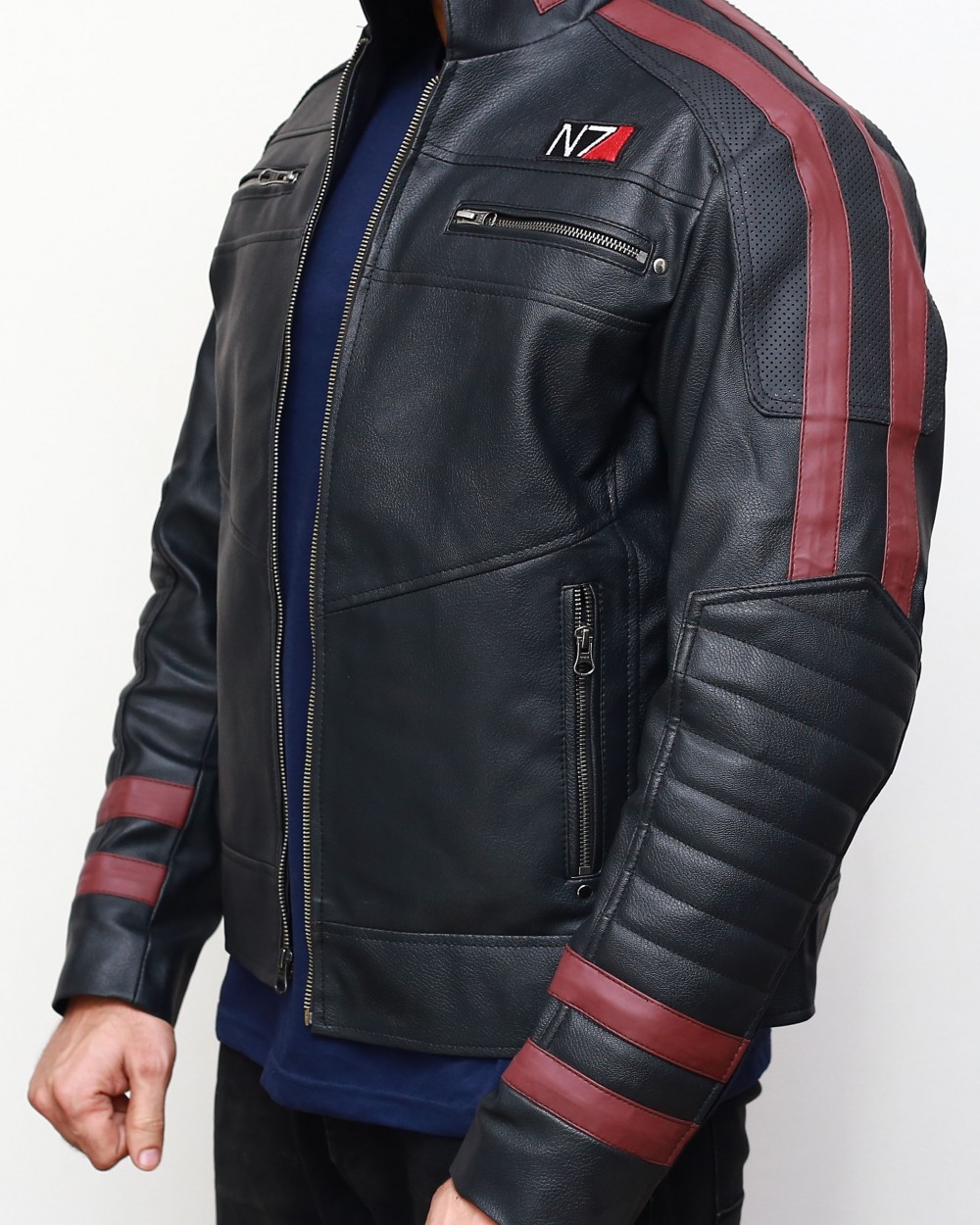 Mens n7 logo street fighter jacket