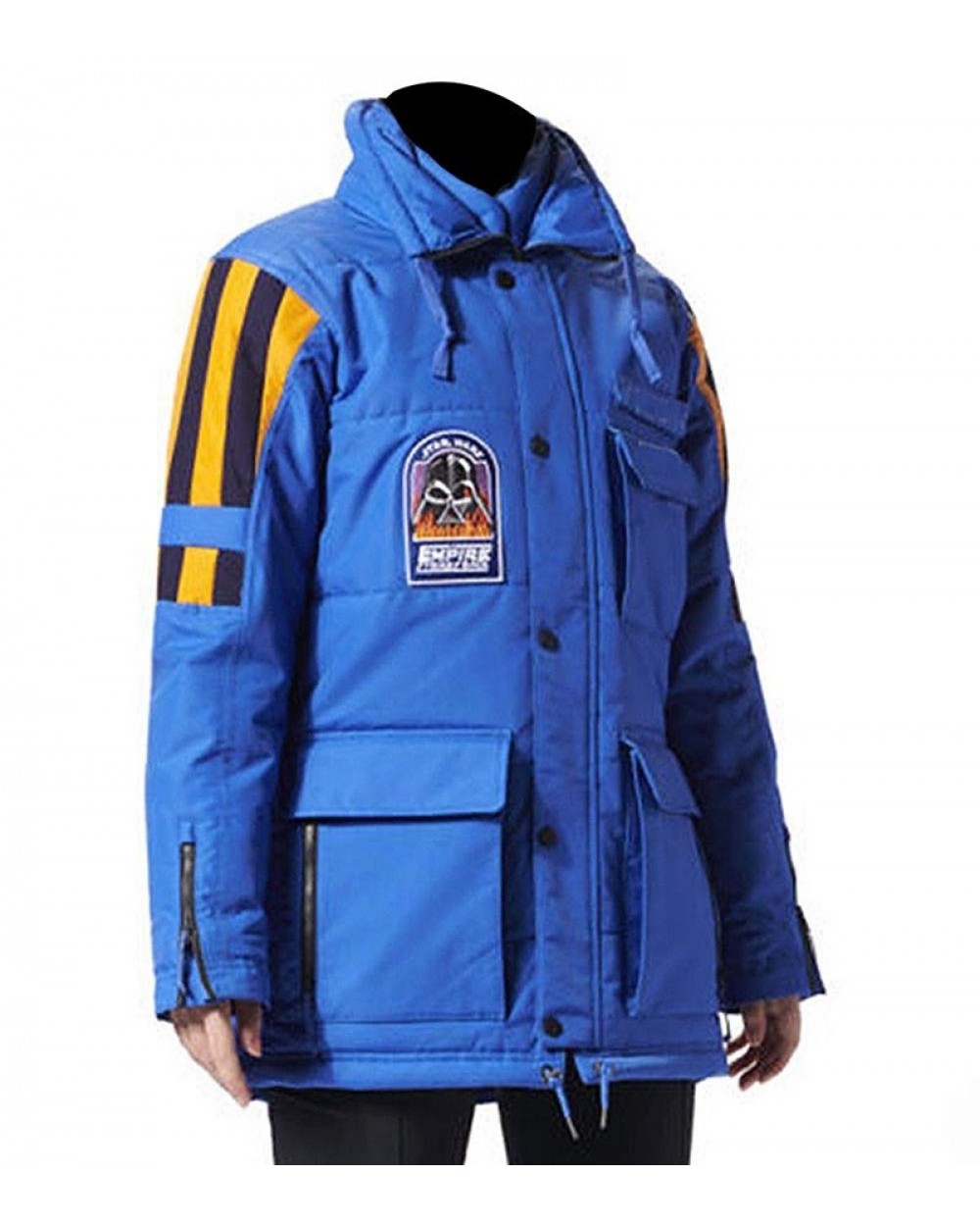 The Empire Strikes Star War Back Crew Removable Hood Parka Jacket