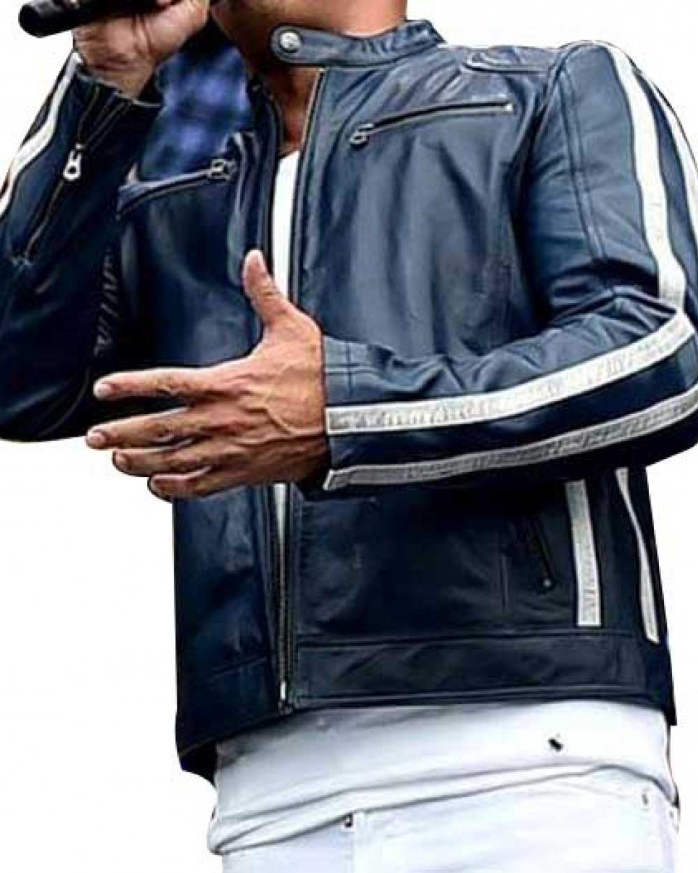 The Road to F9 Fast and Furious 2020 Concert Vin Diesel FF9 Blue Jacket