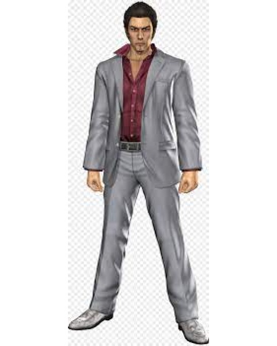 Yakuza Kazuma Kiryu Men's Suit Uniform Adult Cosplay Costume